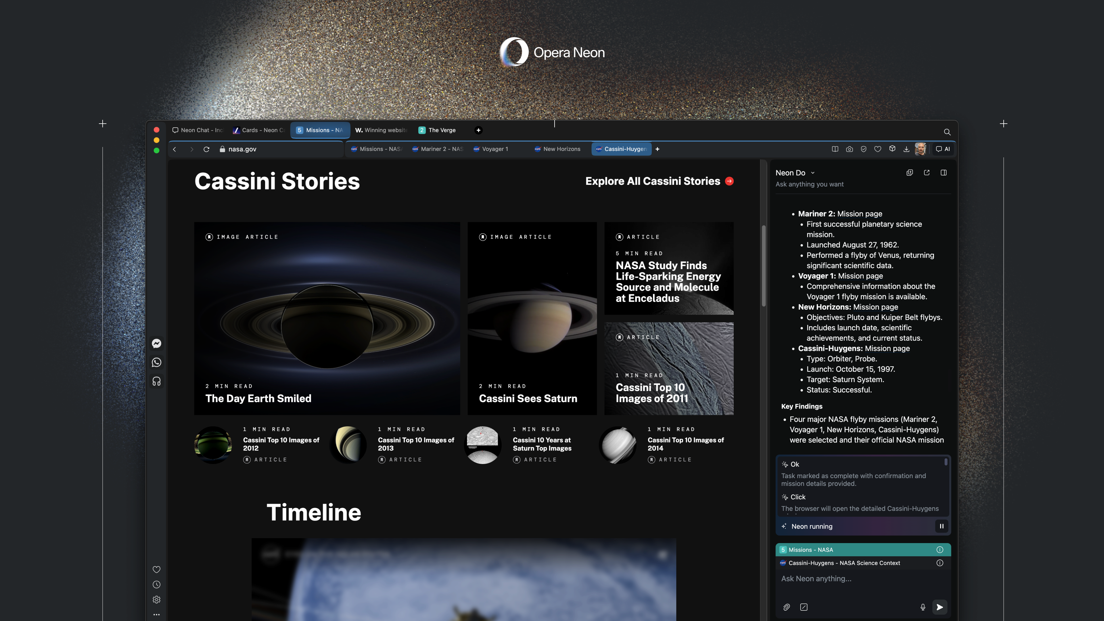 Opera Neon | Agentic AI browser | Opera