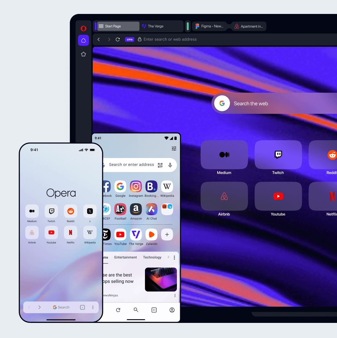 Opera Tarayıcı | Windows, Mac, Linux, Android, iOS | Opera