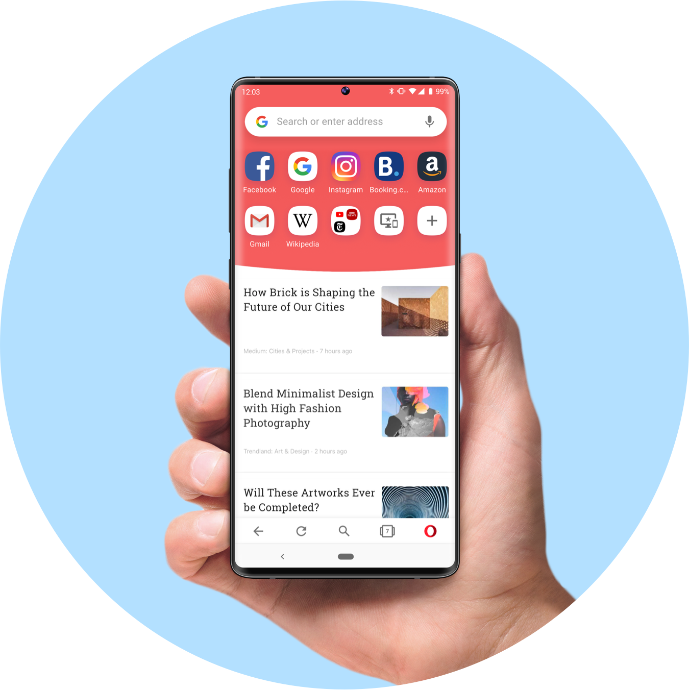 Navegador da Web Opera | Mais rápido, mais seguro, mais inteligente | Opera