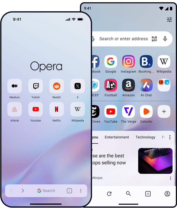 Opera Browser | Windows, Mac, Linux, Android, iOS | Opera