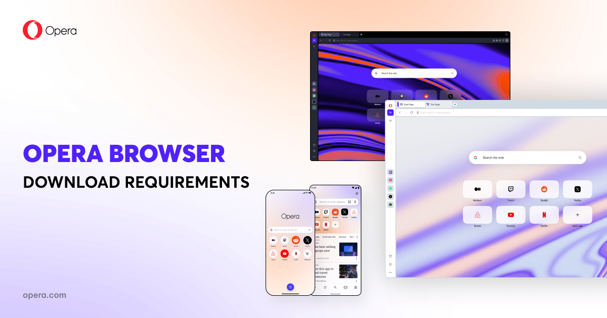 Opera system requirements | Opera