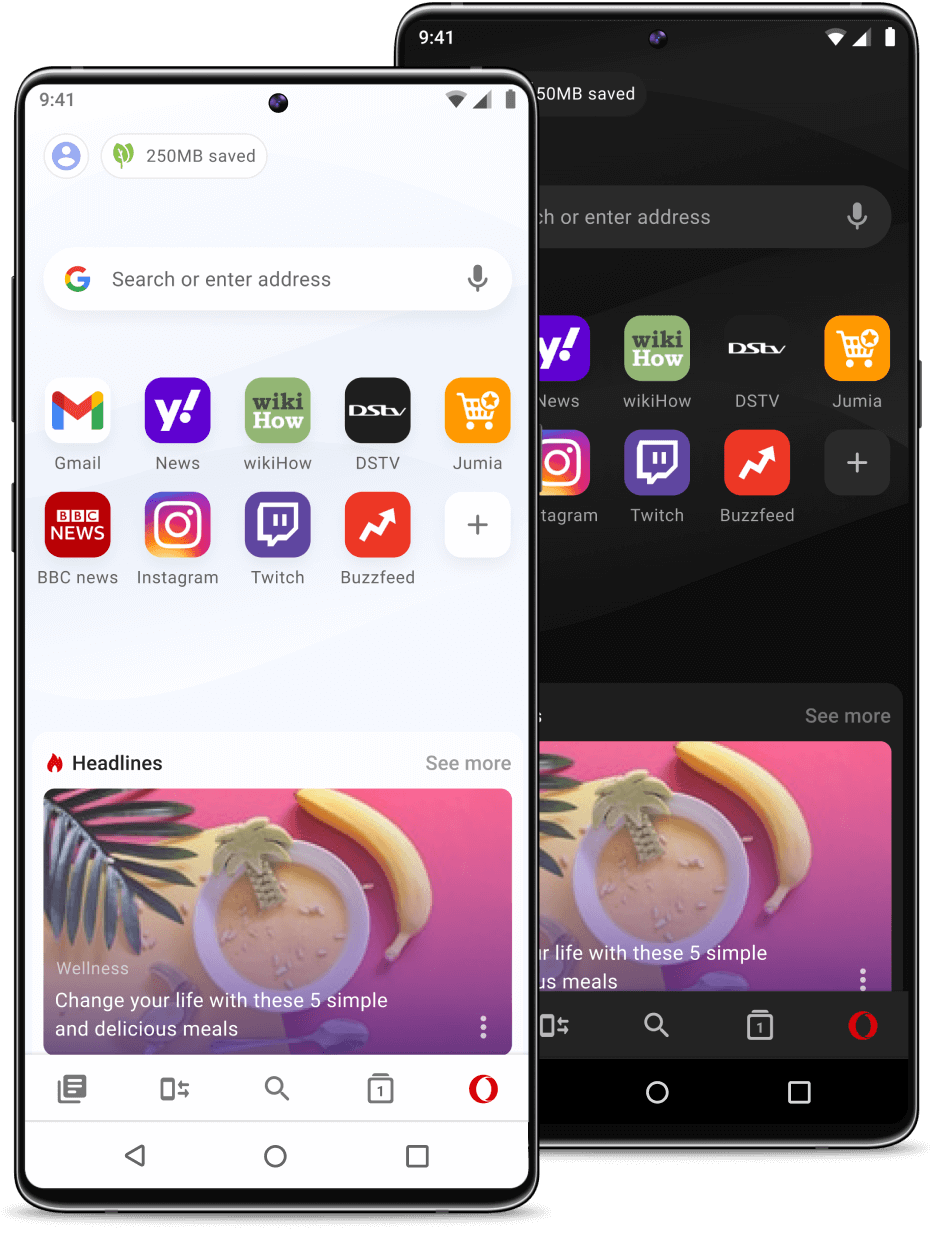 Navigateurs pour chaque appareil | Navigateurs Web Opera | Opera