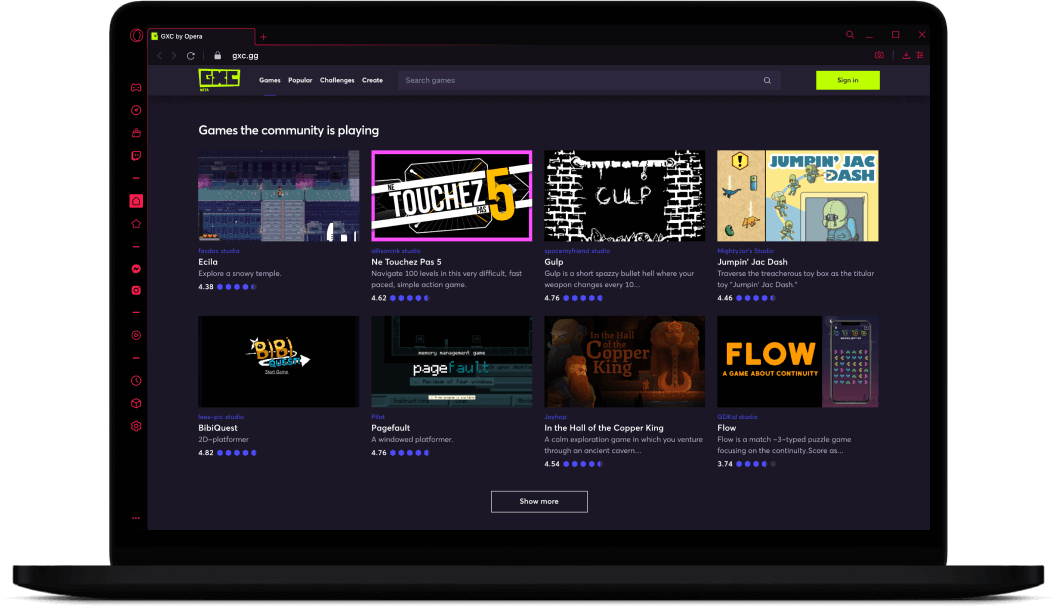 Opera gaming products | Opera