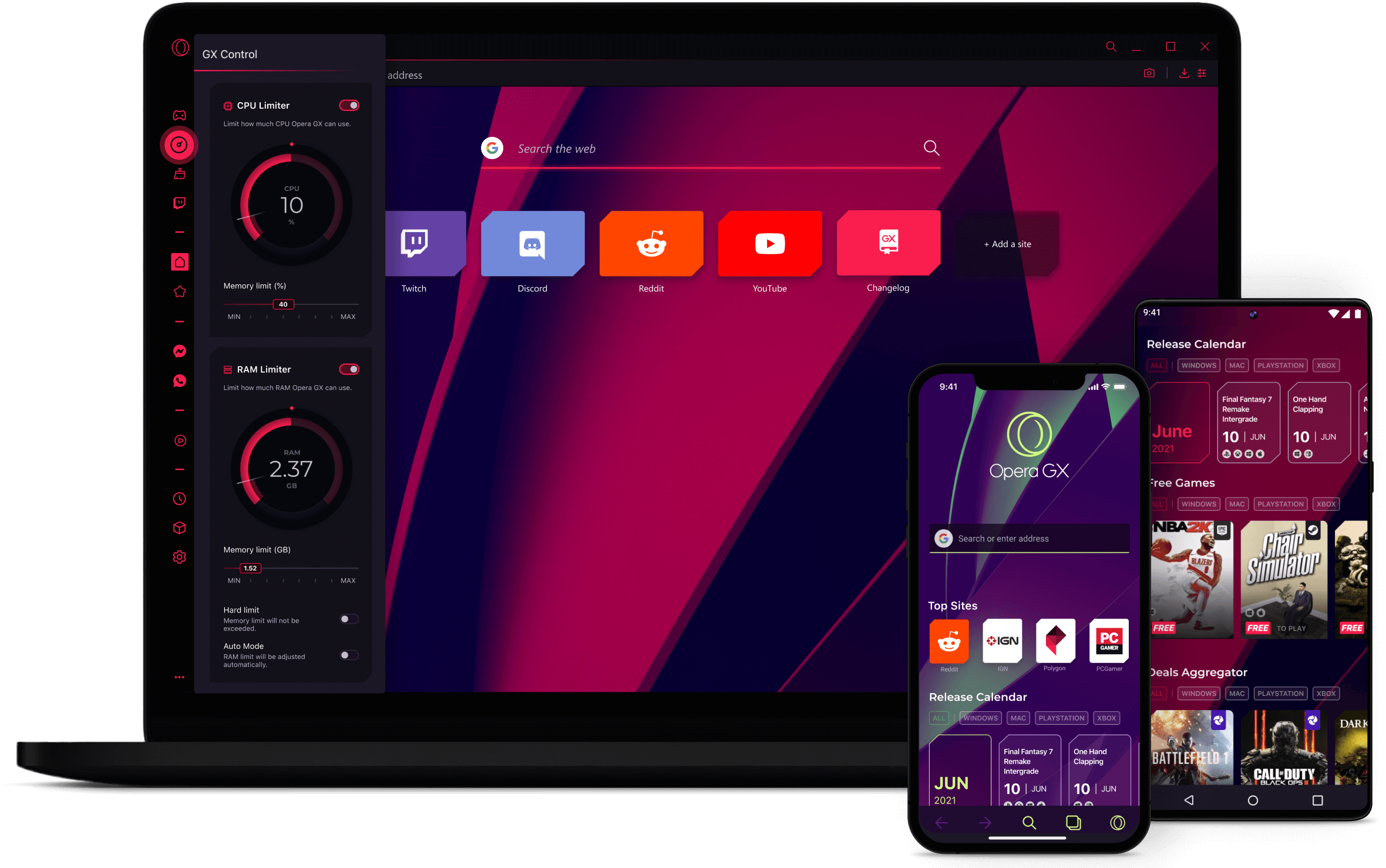 Opera Gaming Produkte | Opera