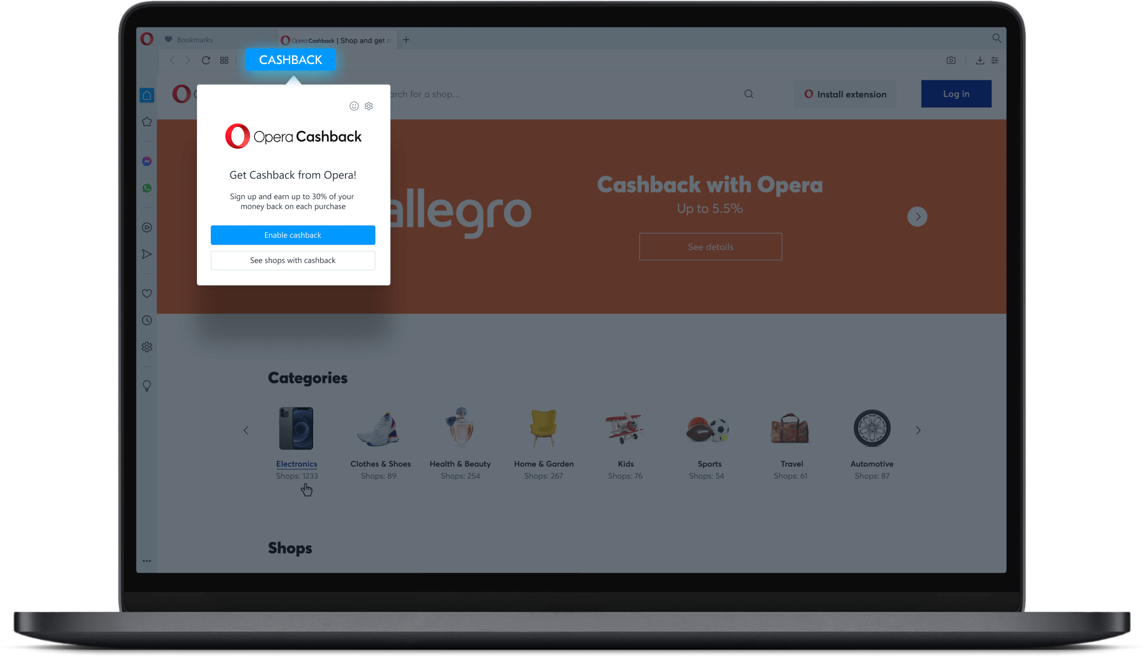 Opera Cashback | Odzyskaj swoje pieniądze | Opera