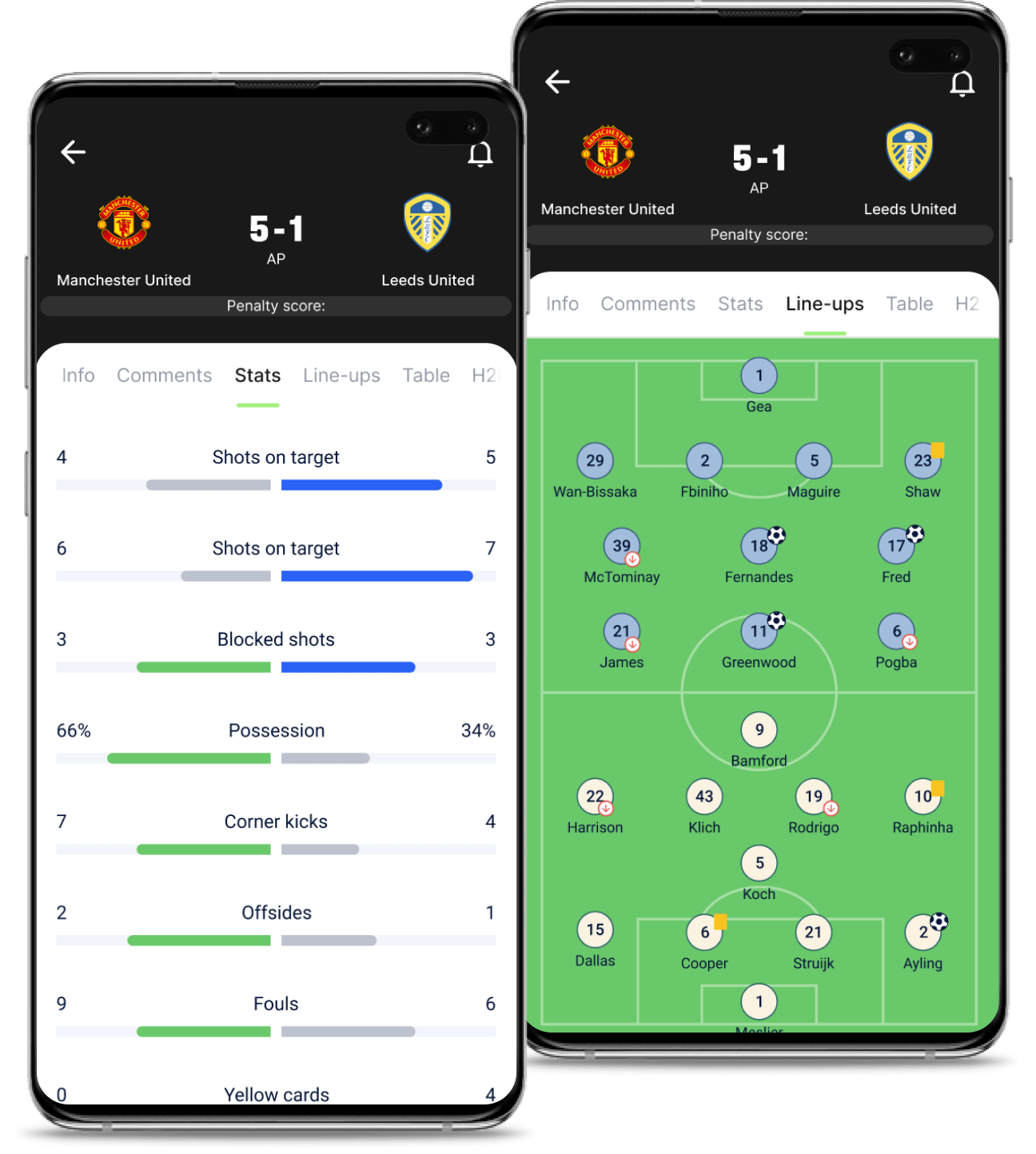 Apex Football App | Live Scores & News | Opera