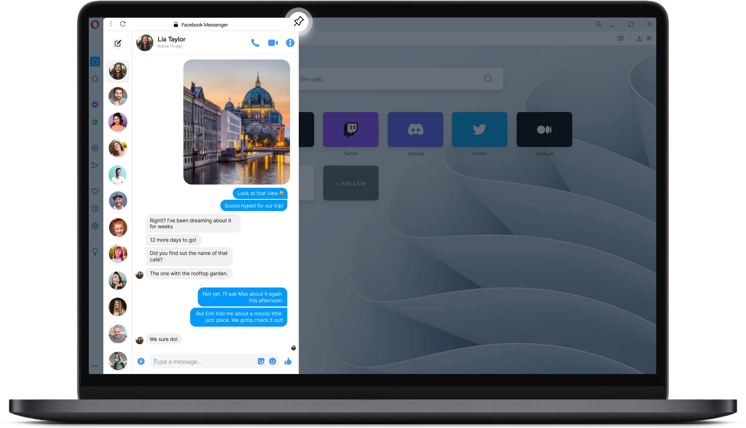 Messenger in Opera | Facebook Messenger on desktop | Opera Browser