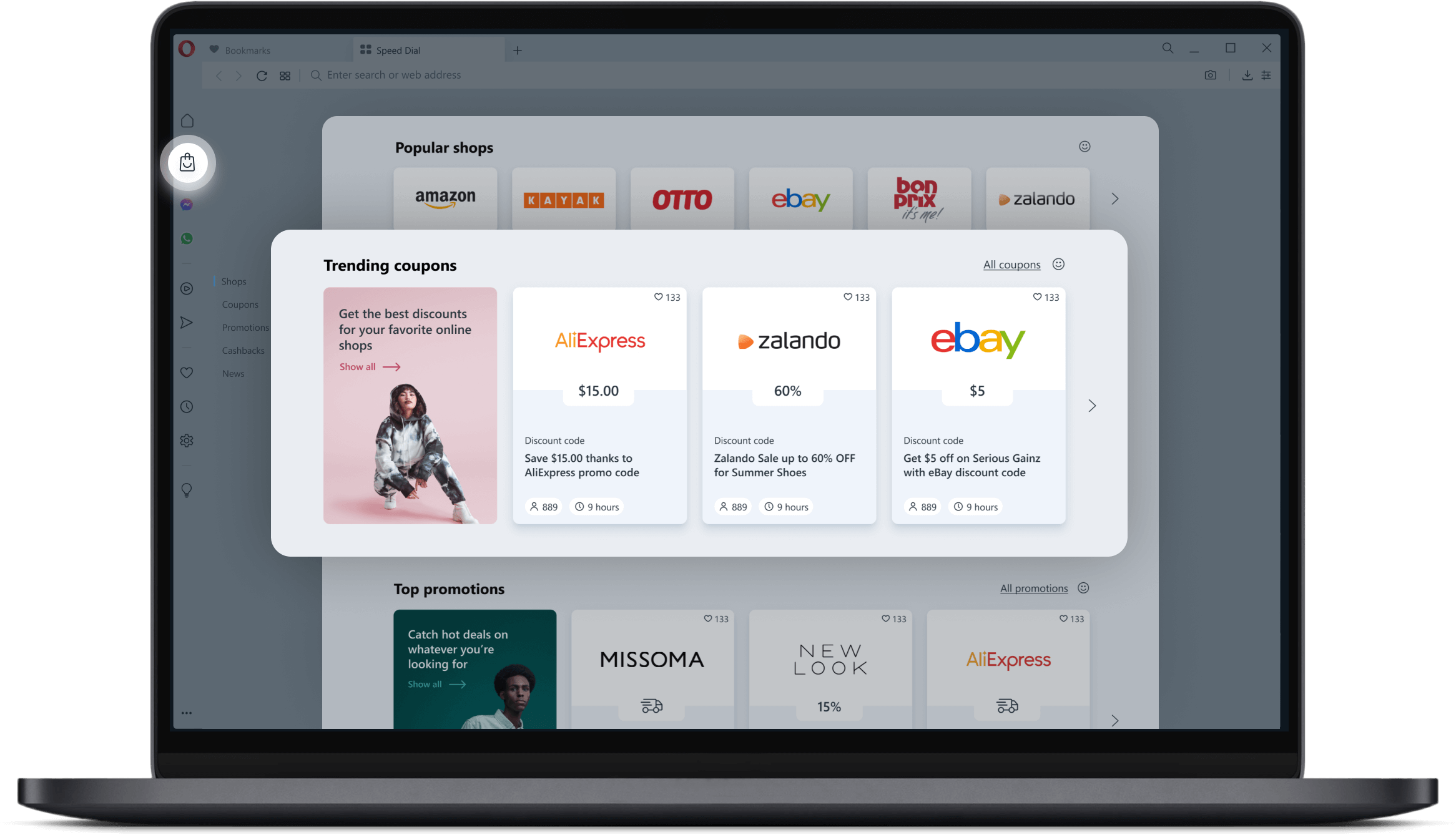 Opera Shopping Corner | Search, compare, save | Opera