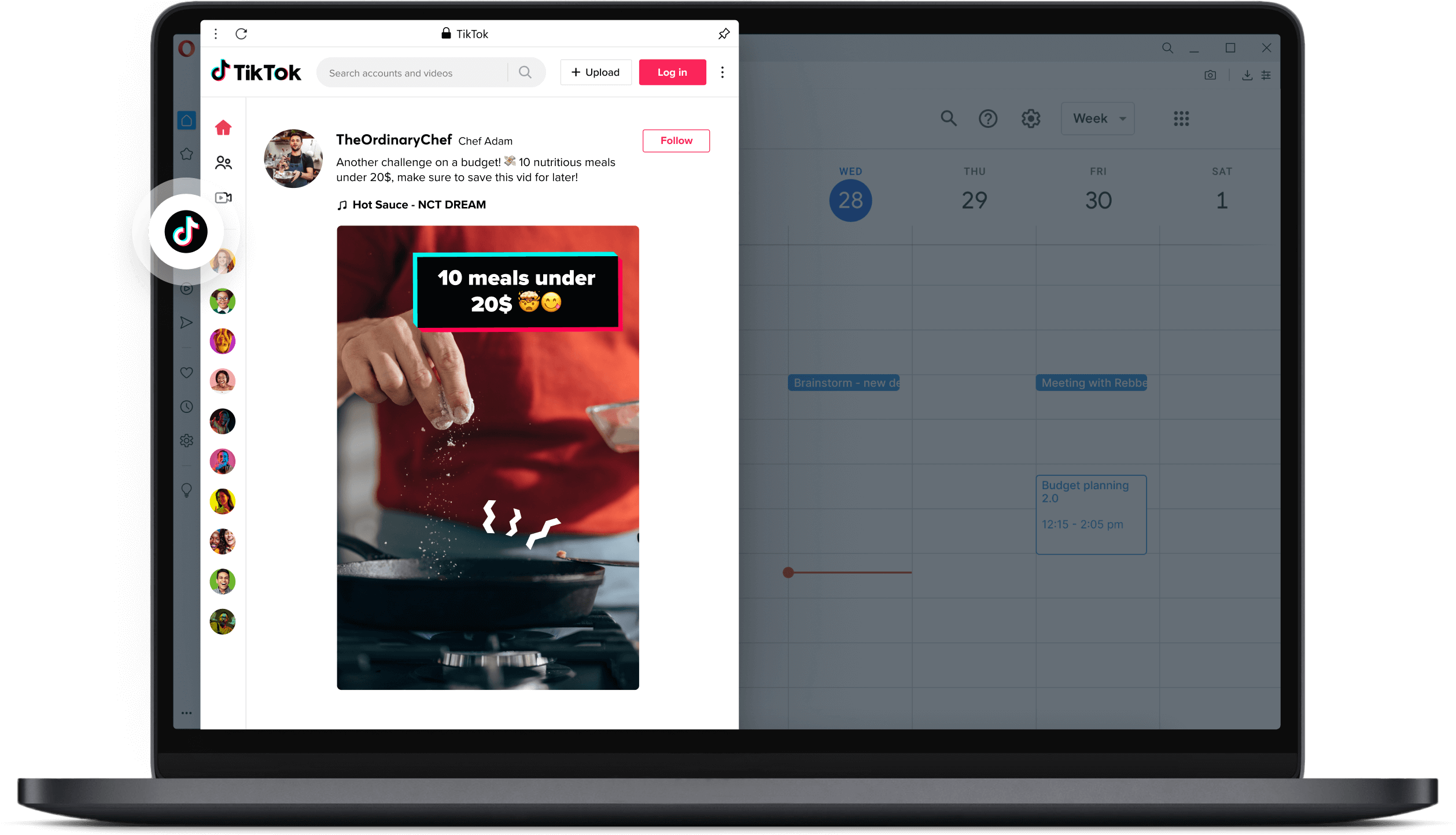 TikTok in Opera | TikTok on computer | Opera