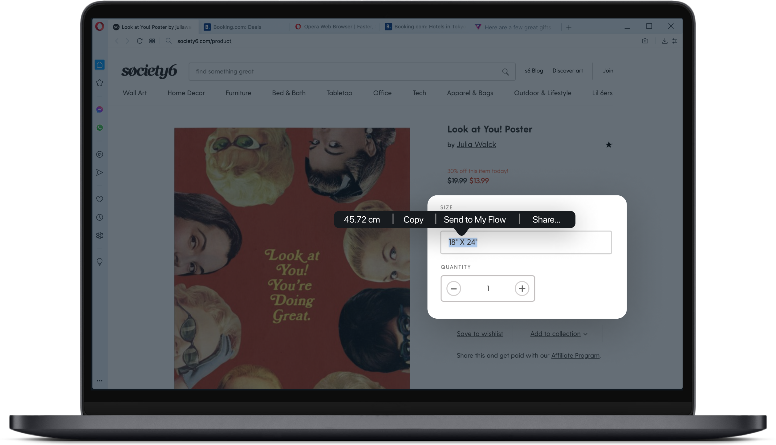 Unit converters | Opera Browser