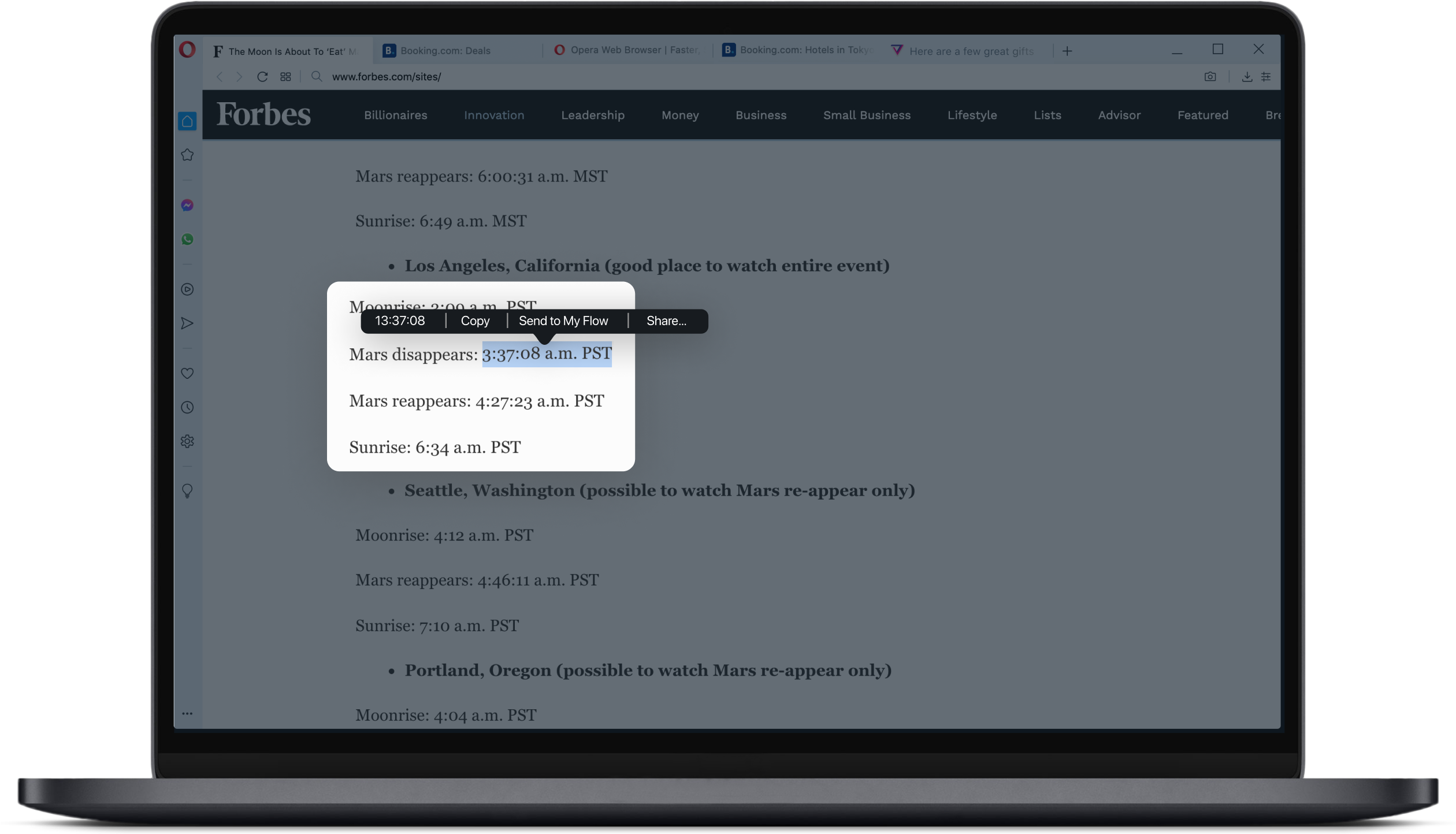 Unit converters | Opera Browser