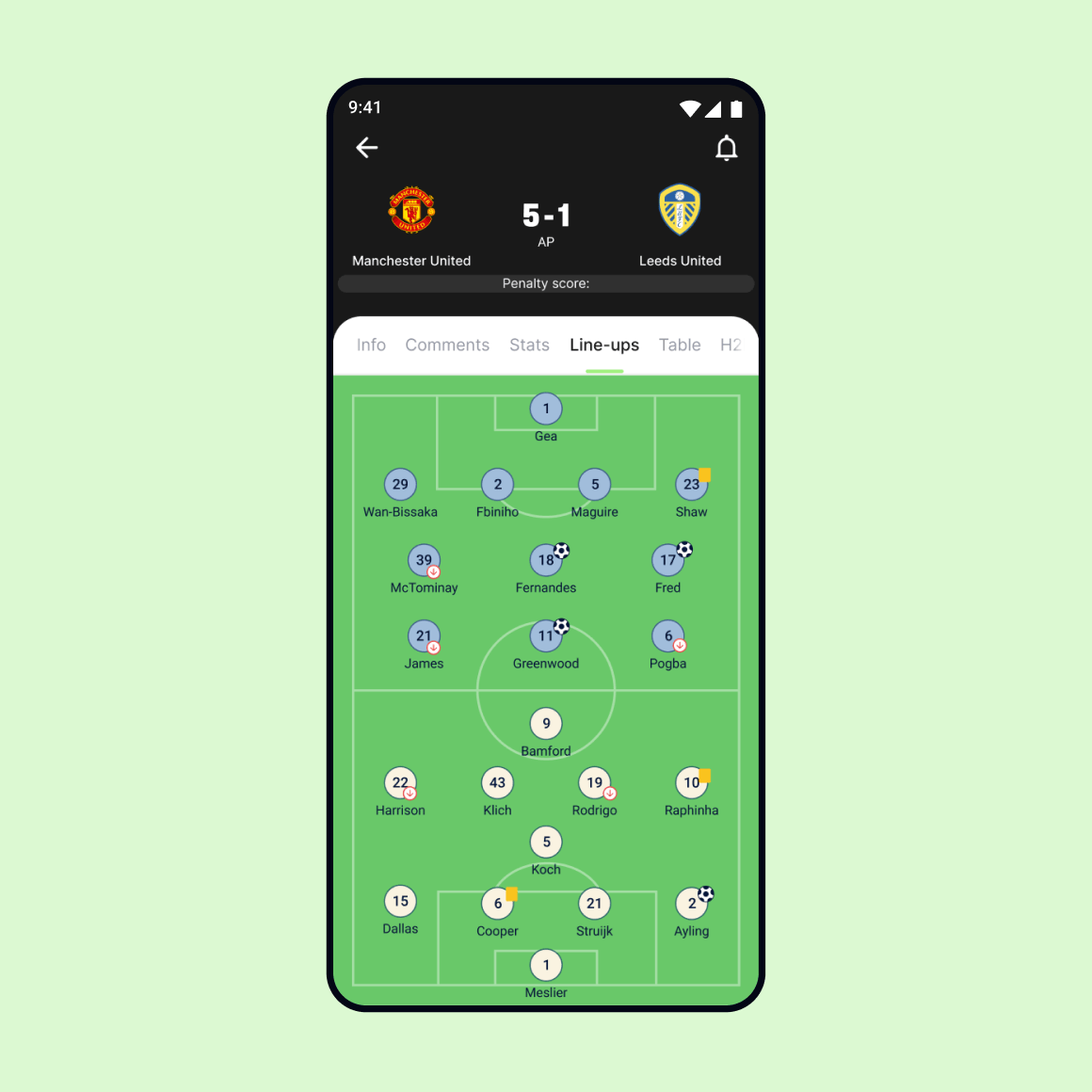 Apex Football App | Live Scores & News | Opera
