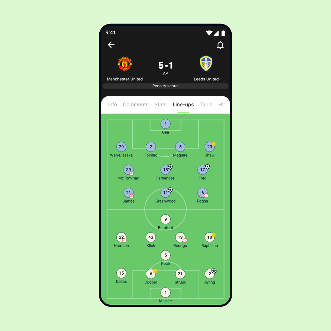 Apex Football App | Live Scores & News | Opera