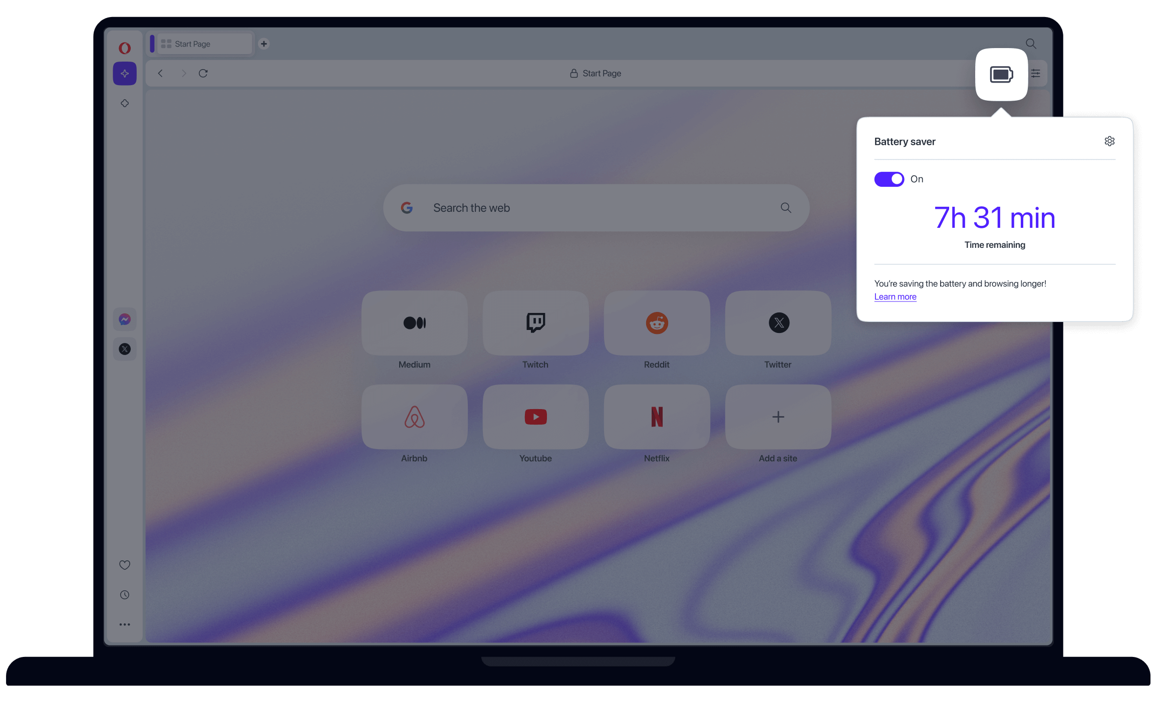 Battery saver | Browser with a power saving mode | Opera Browser