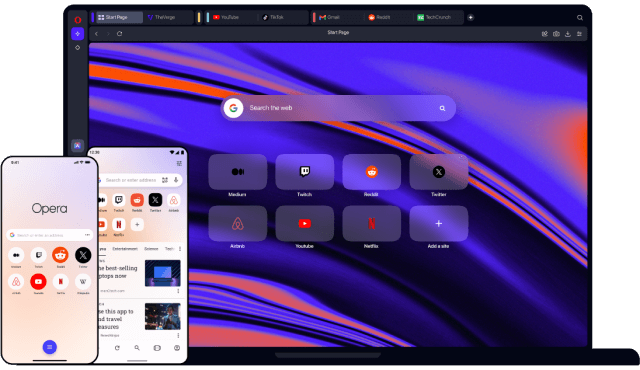 Navegador Opera | Navegue com o Opera no computador | Opera