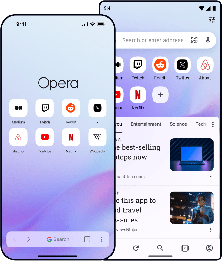 Opera Browser | Windows, Mac, Linux, Android, iOS | Opera