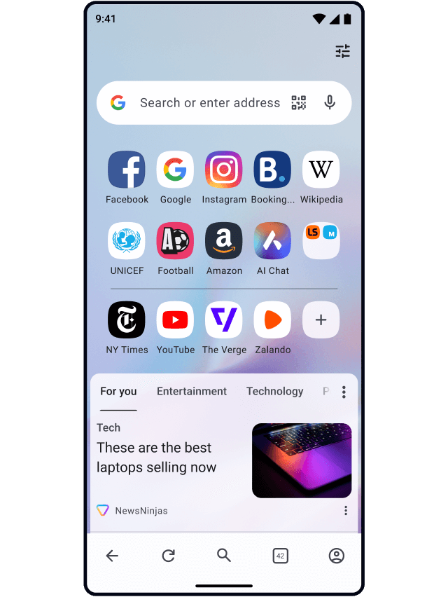 Browser comparison | Discover the best web browser | Opera
