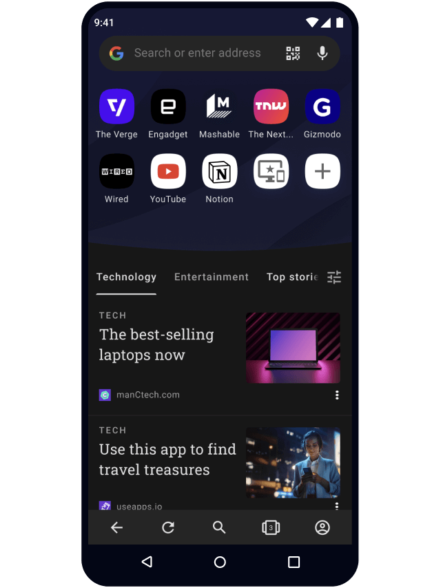 Browser features | Opera features overview | Opera