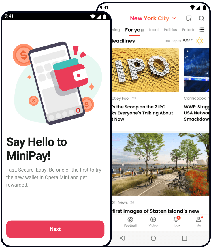 Opera Products | Fintech, Gaming, News | Opera'