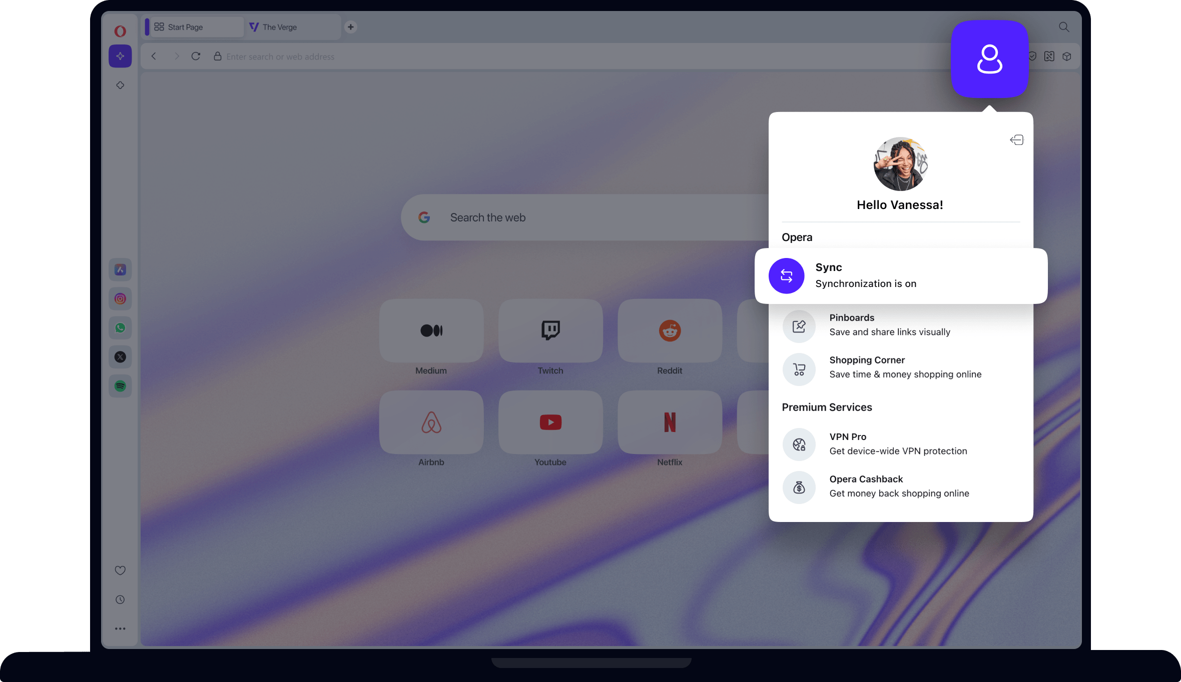 Sync browsing data in the Opera browser | Opera Browser