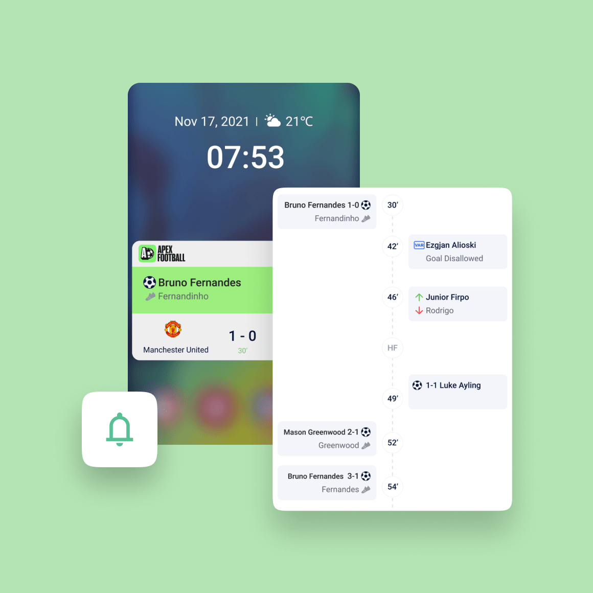 Apex Football App | Live Scores & News | Opera