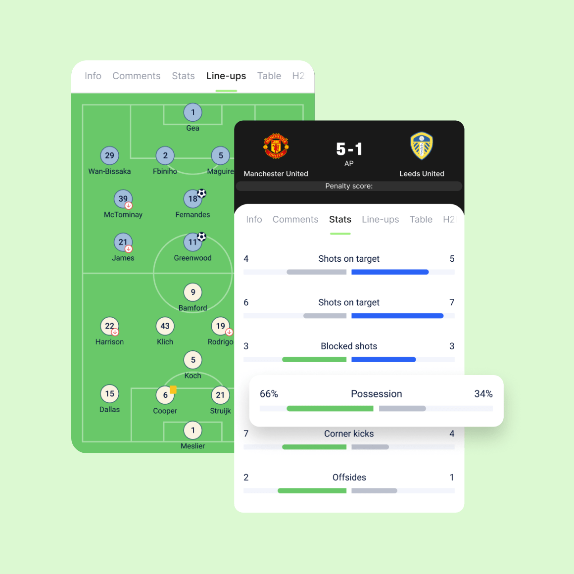 Apex Football App | Live Scores & News | Opera