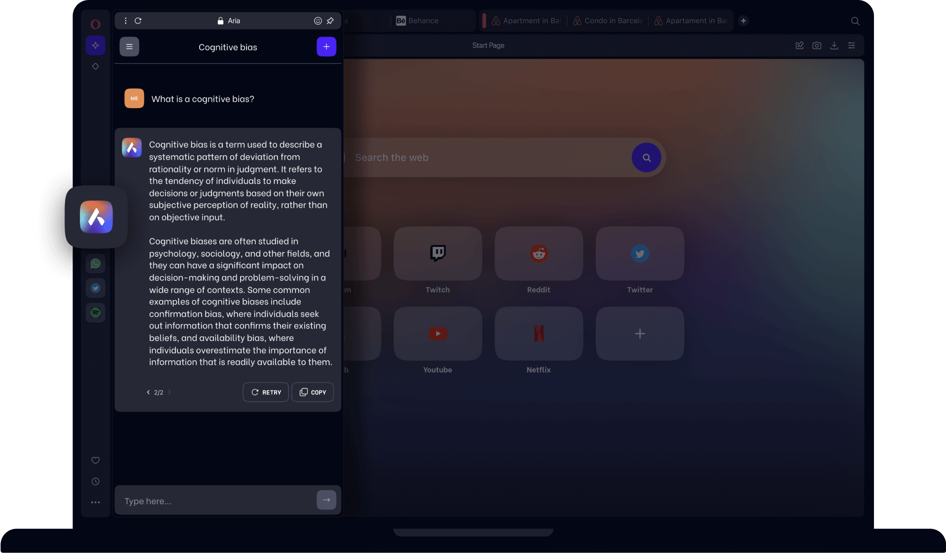 Browser AI | Chat with AI in Opera | Opera Browser