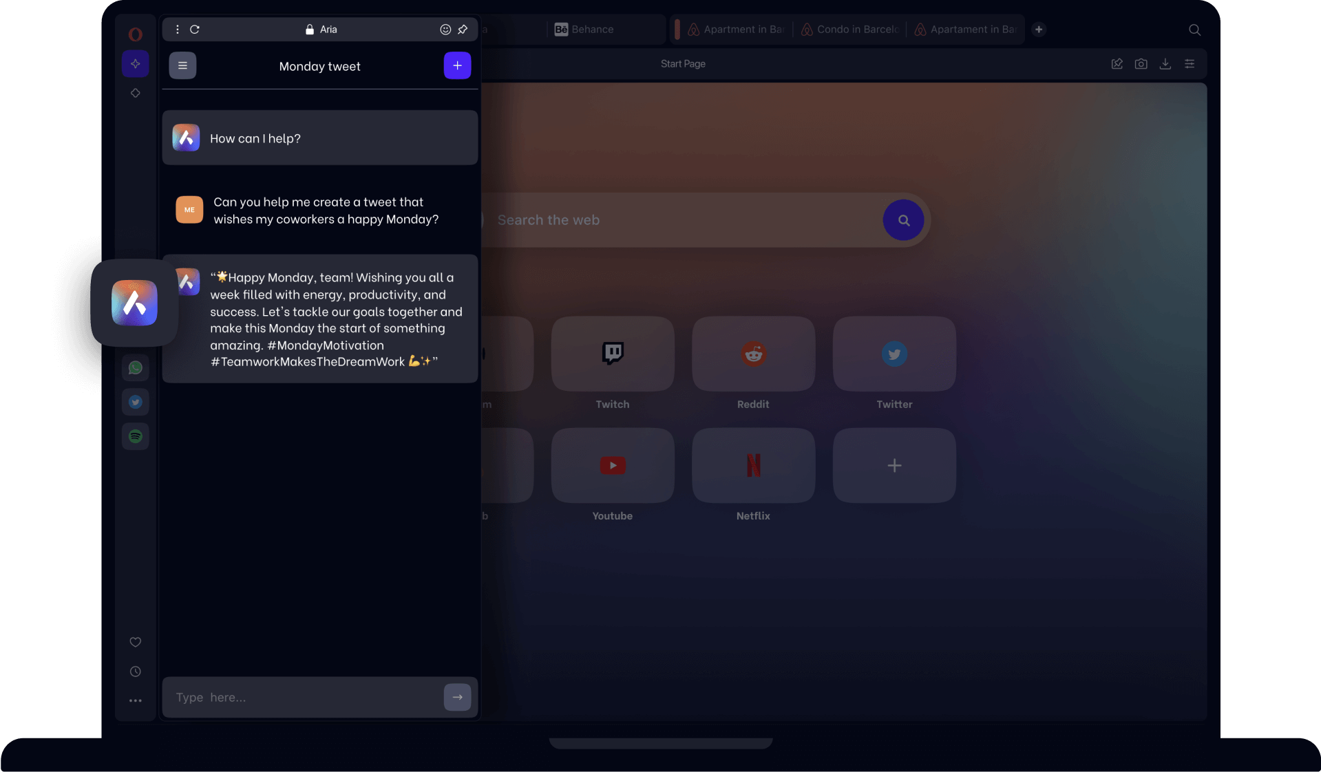 Browser AI | Chat with AI in Opera | Opera Browser