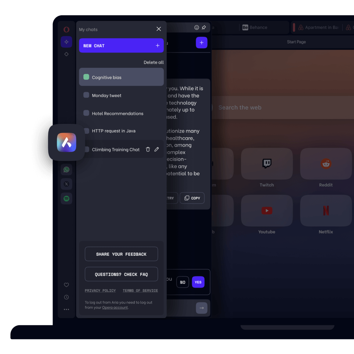 Browser AI | Chat with AI in Opera | Opera Browser