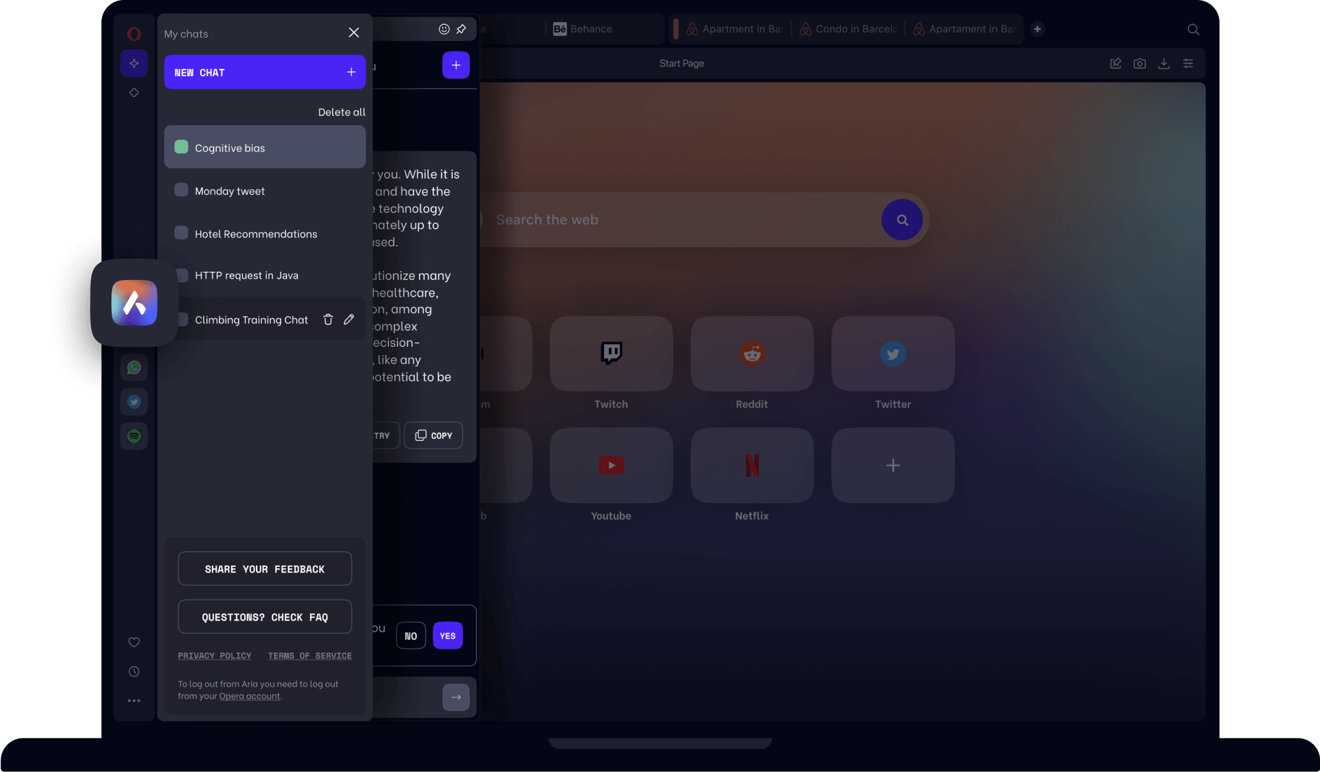 Browser AI | Chat with AI in Opera | Opera Browser