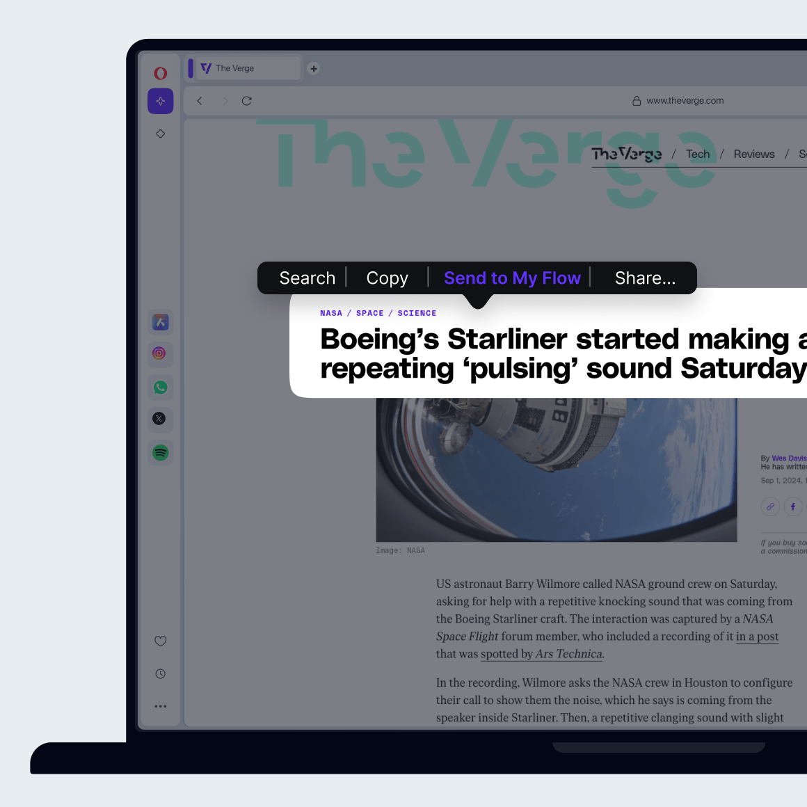 My Flow (Mi Flujo) | Enviar archivos entre dispositivos | Navegador Opera