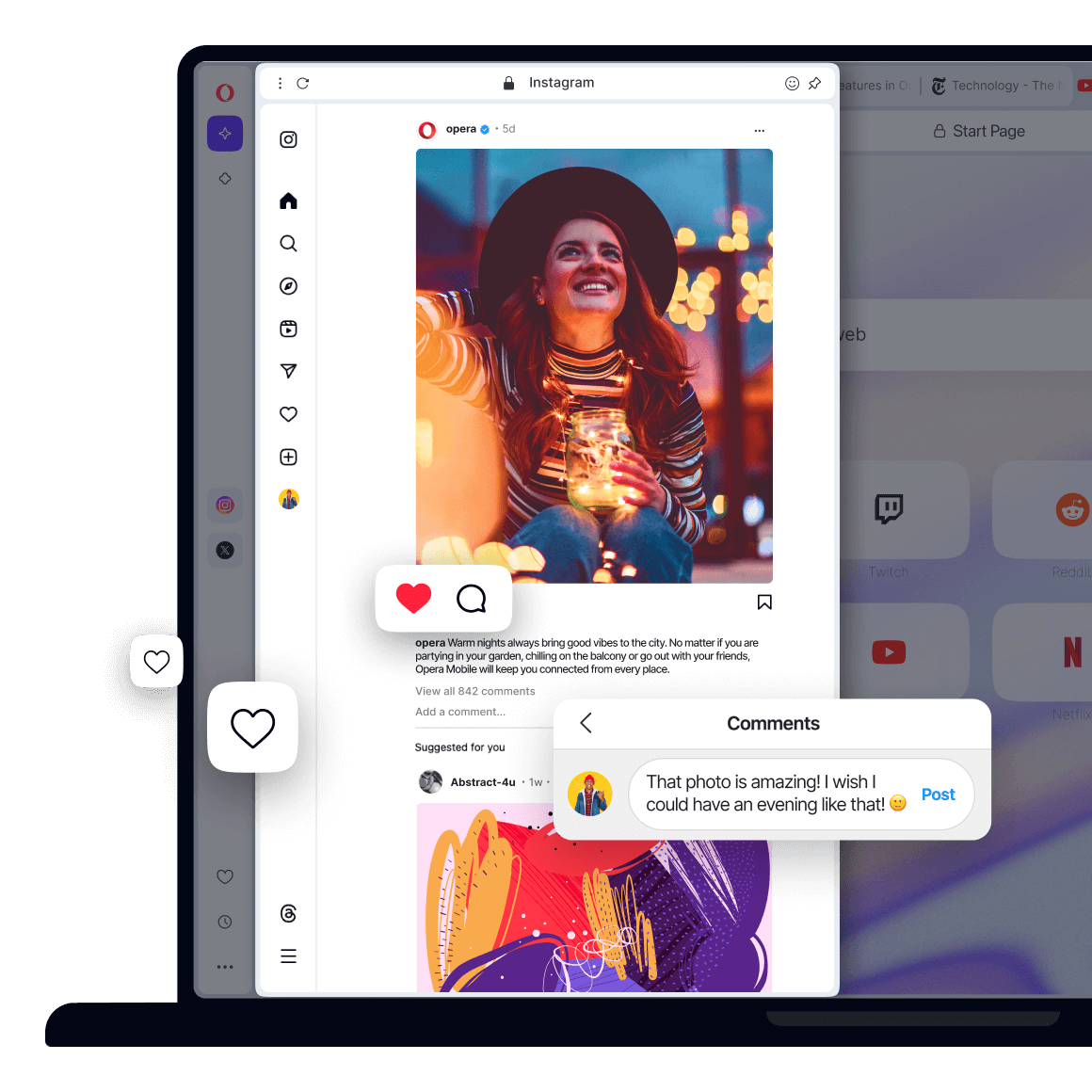 Instagram in Opera | Post, view, and message on desktop | Opera Browser