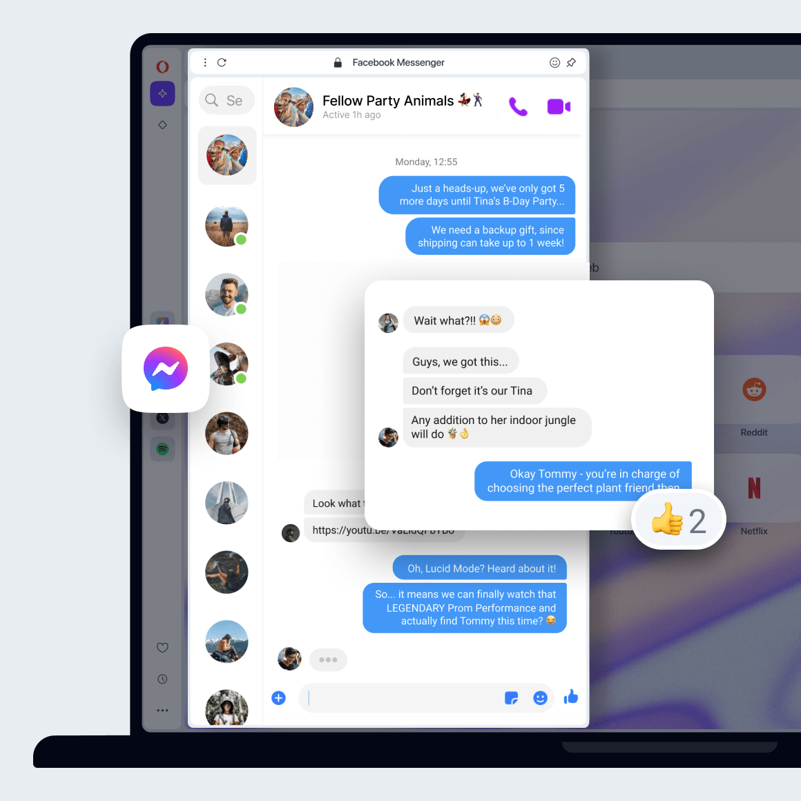 Messenger in Opera | Facebook Messenger on desktop | Opera Browser