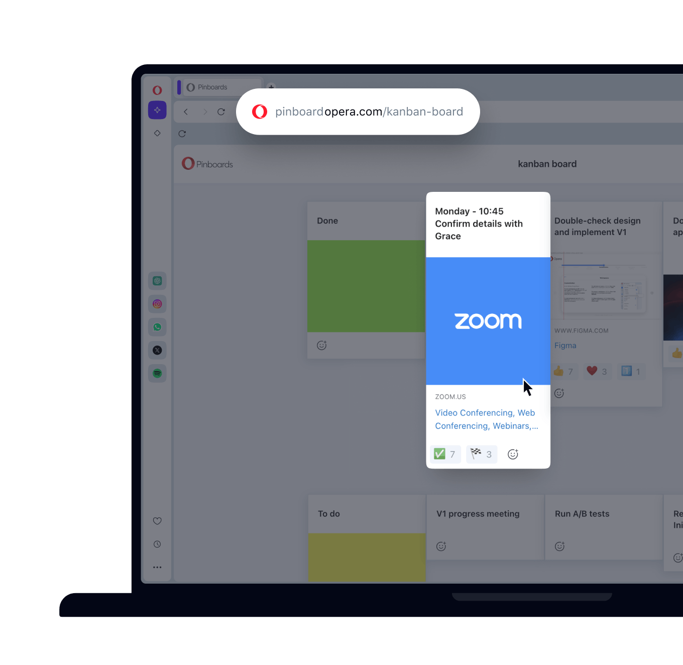 Pinboards | Collect, organize & share | Opera Browser