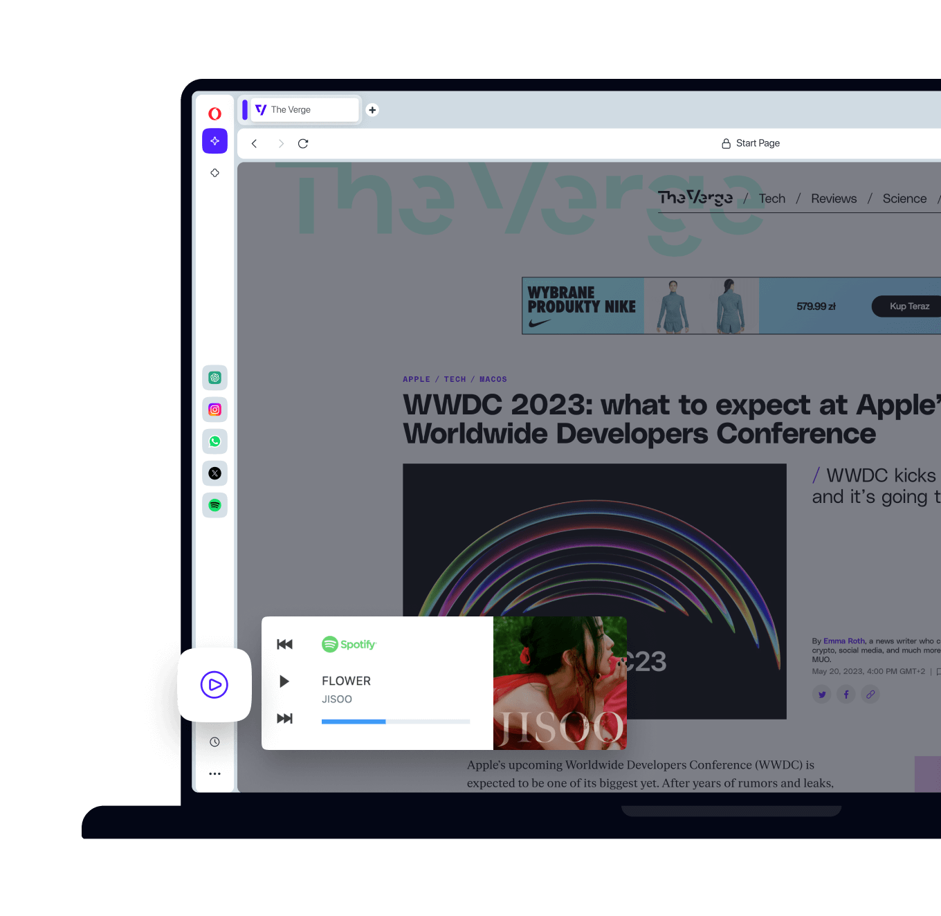 Player in Opera | Music player in your browser | Opera Browser