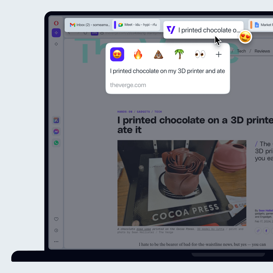 Tab Emojis | Personalize your tabs | Opera Browser